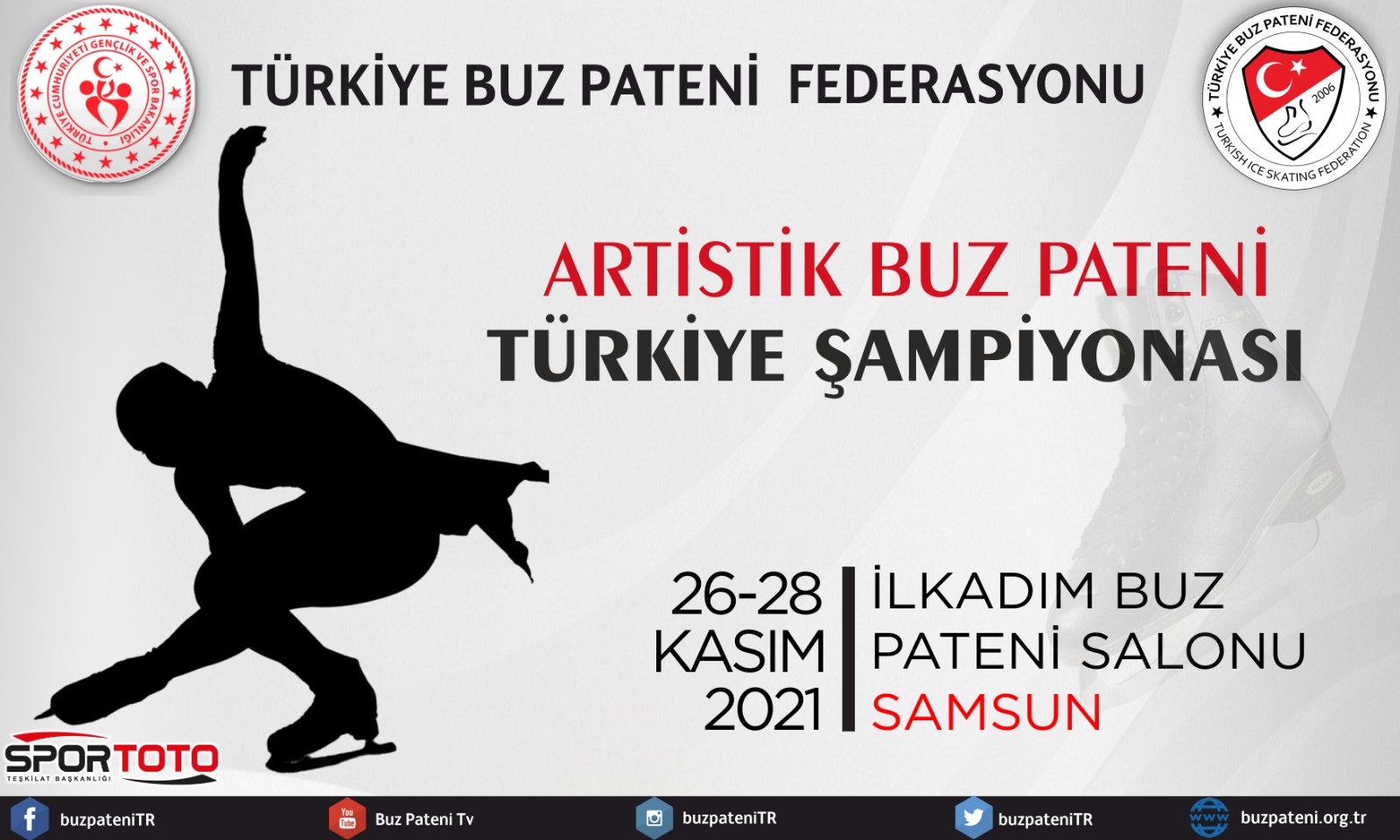 26-28 Kasım 2021 Artistik Buz Pateni Türkiye Şampiyonası - Gönüllüyüz BİZ