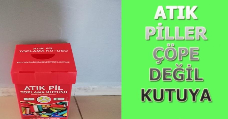 ATIK PİL TOPLAMA - Gönüllüyüz BİZ